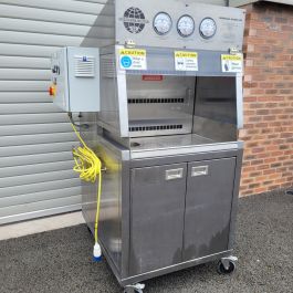 Hosokawa Mobile Fettling Booth. Laminar Flow Booth, 1m Width
