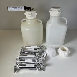 EZWaste HPLC Solvent Waste System with Nalgene HDPE Bottles Cartridges ...